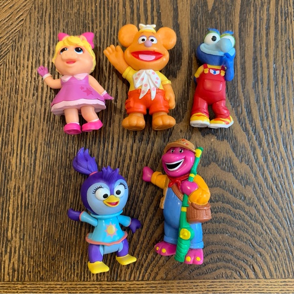 muppets | Toys | Kids Pvc Plastic Muppets Kermit Fozzie Bear Miss Piggy ...